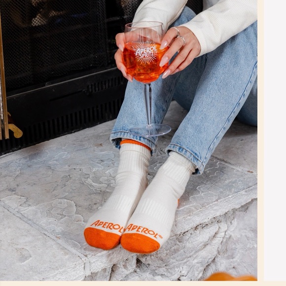 Aperol | Underwear & Socks | Aperol Cream And Orange Mens Socks 62 ...